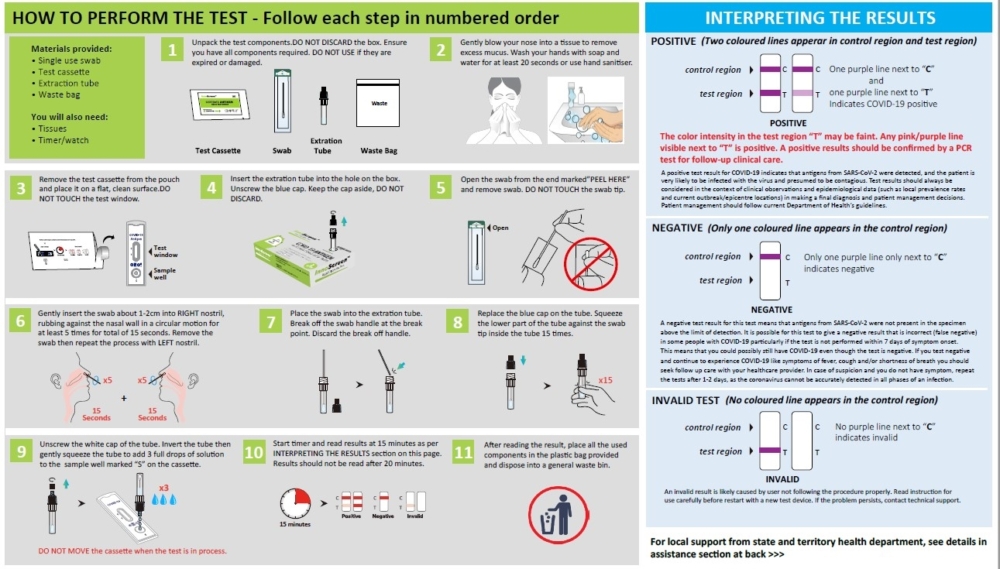 InnoScreen Covid-19 Antigen Rapid Test Device (5 x Self Test Kits ...