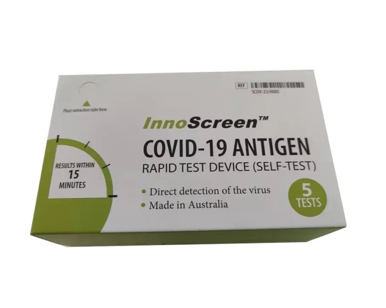 InnoScreen Covid-19 Antigen Rapid Test Device (5 x Self Test Kits ...